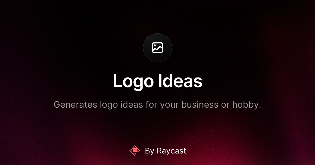 Logo Ideas - Raycast AI Preset